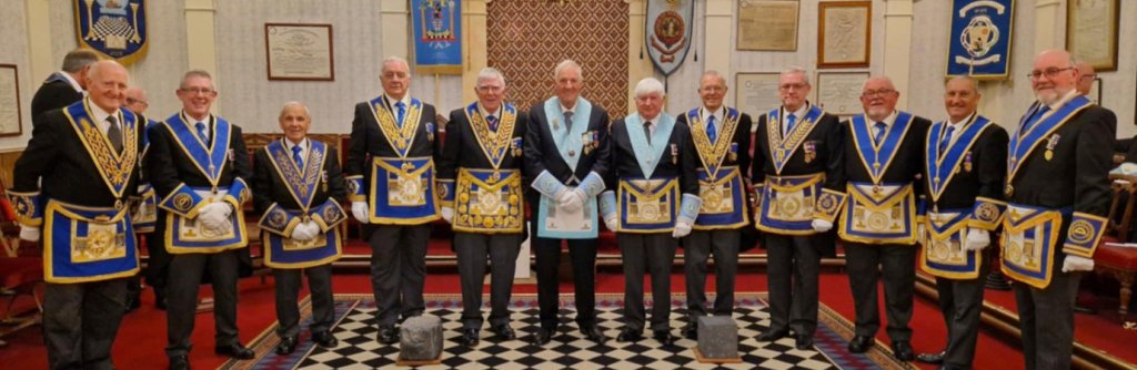 Stuart Brackstone installed at Thurston Lodge - West Lancashire Freemasons
