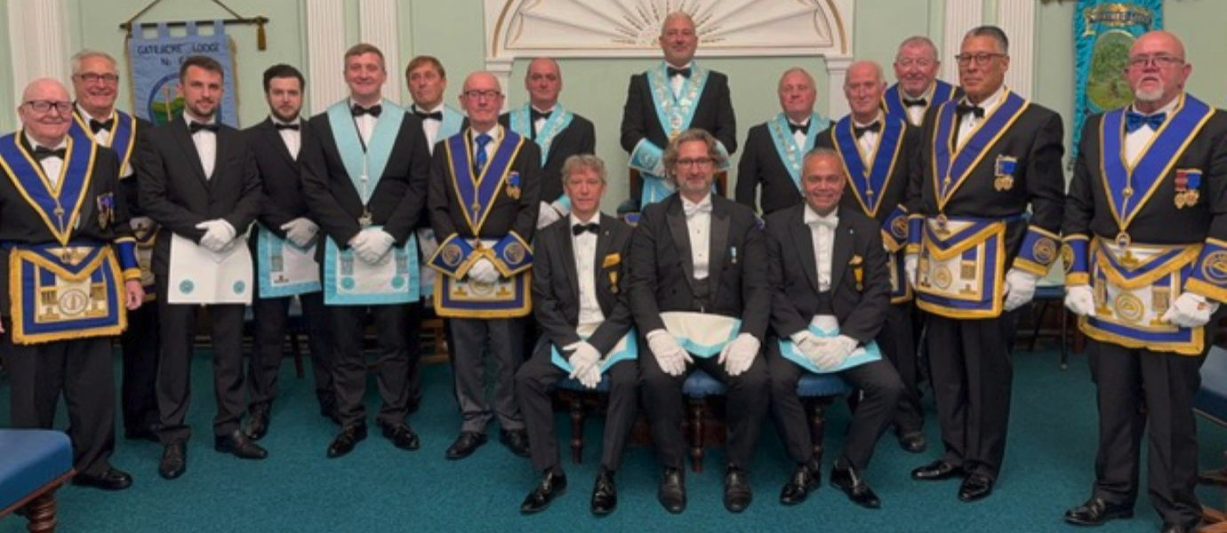 Stuart installed into the chair of Wavertree Gateacre Queensway Lodge ...
