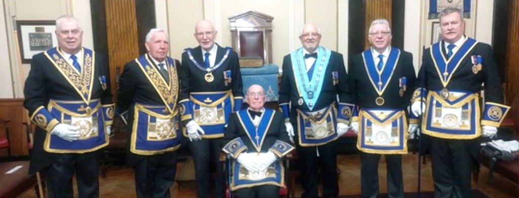 Nearly 100 and into the chair of Victory Lodge - West Lancashire Freemasons